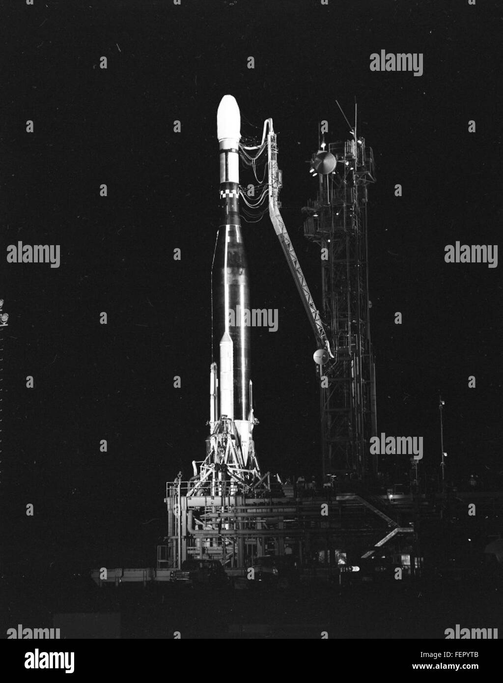 This image depicts the prelaunch alert for Atlas 5401 and its payload ...