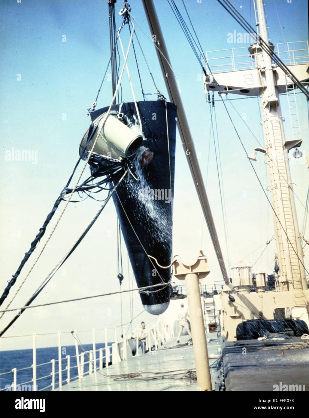 This image captures detailed views of the GE nose cone from the Atlas ...