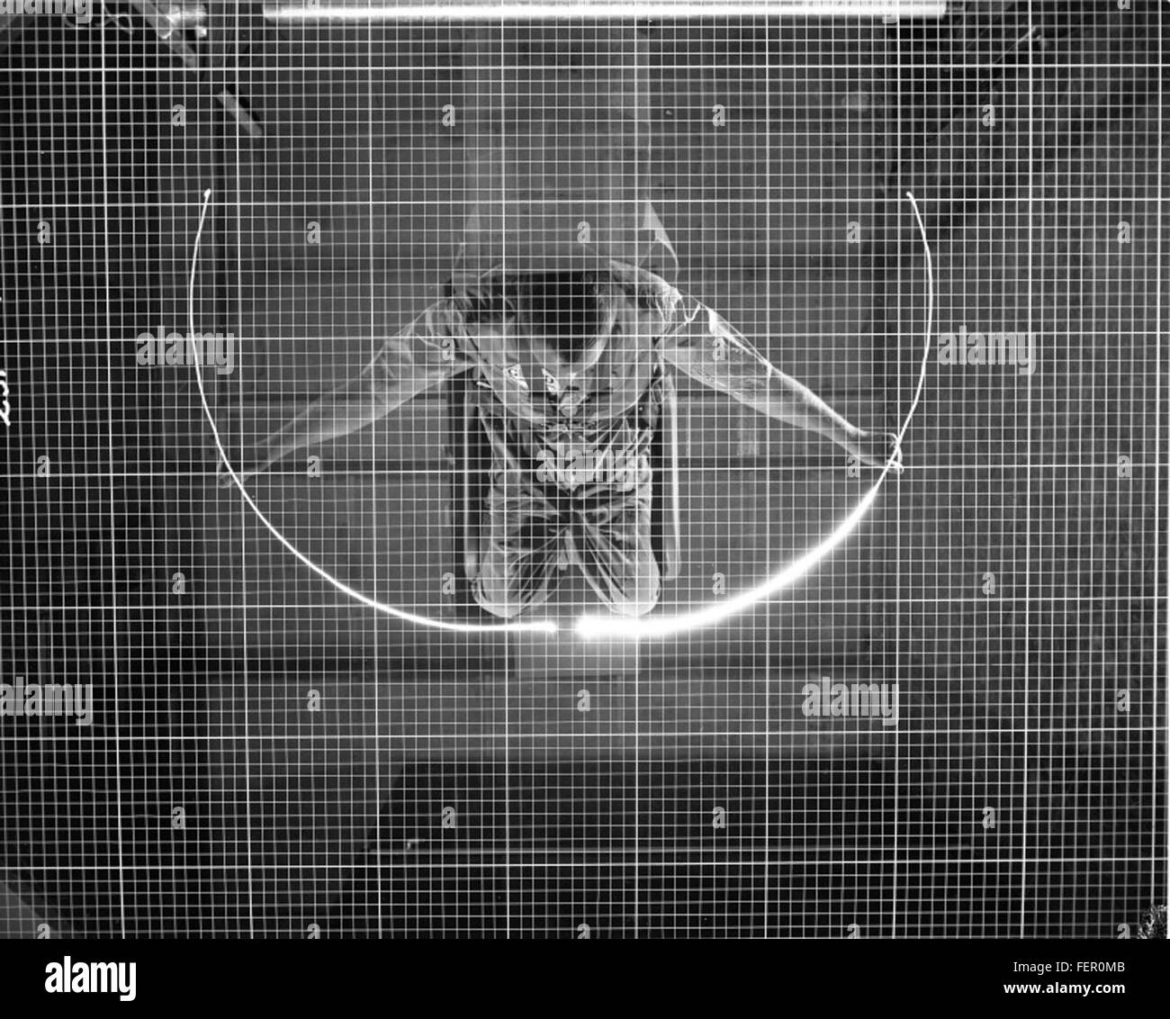 An aircraft captured in flight from the Atlas Negative Collection ...