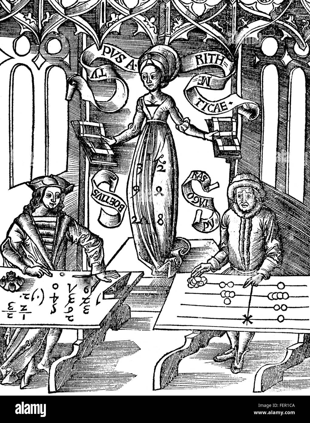 Pythagoras boethius Black and White Stock Photos & Images - Alamy