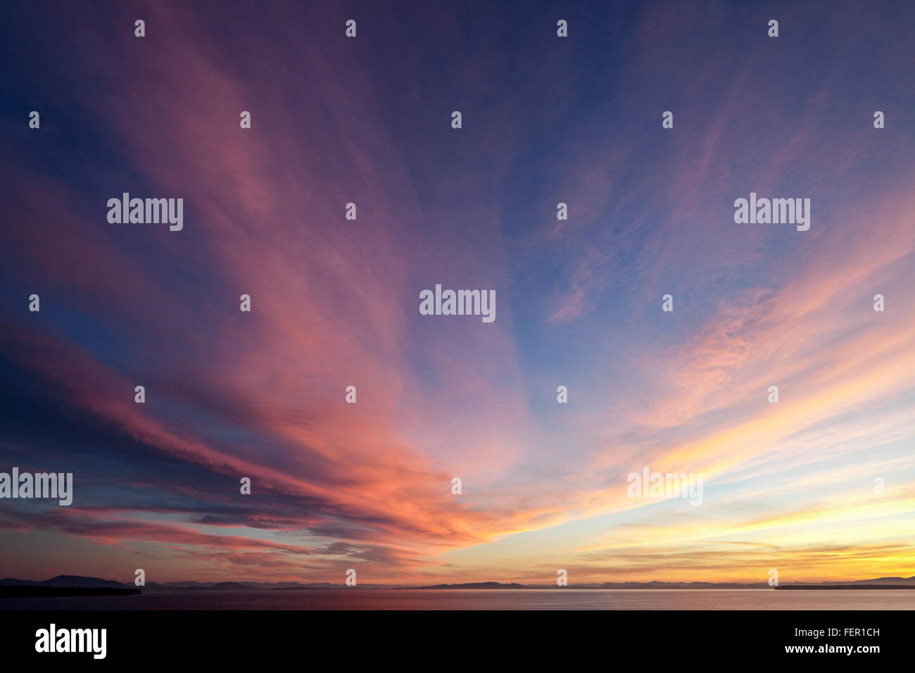 Cirrus clouds at sunset hi-res stock photography and images - Alamy