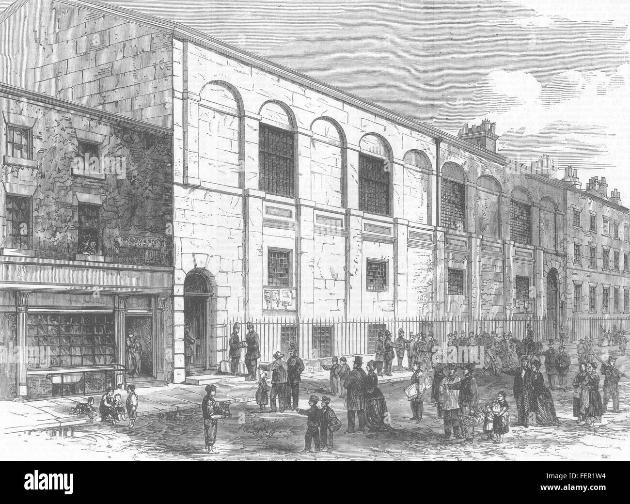 LIVERPOOL St. Joseph's Roman Catholic Church 1870. Illustrated London ...