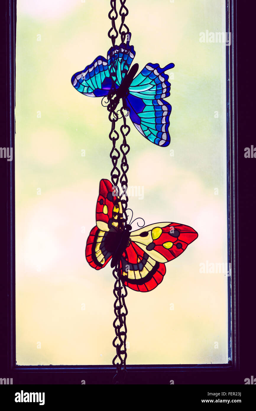 Plastic butterflies hi-res stock photography and images - Alamy