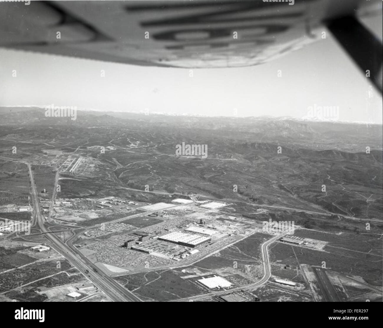 This image from the Atlas Negative Collection showcases an early ...