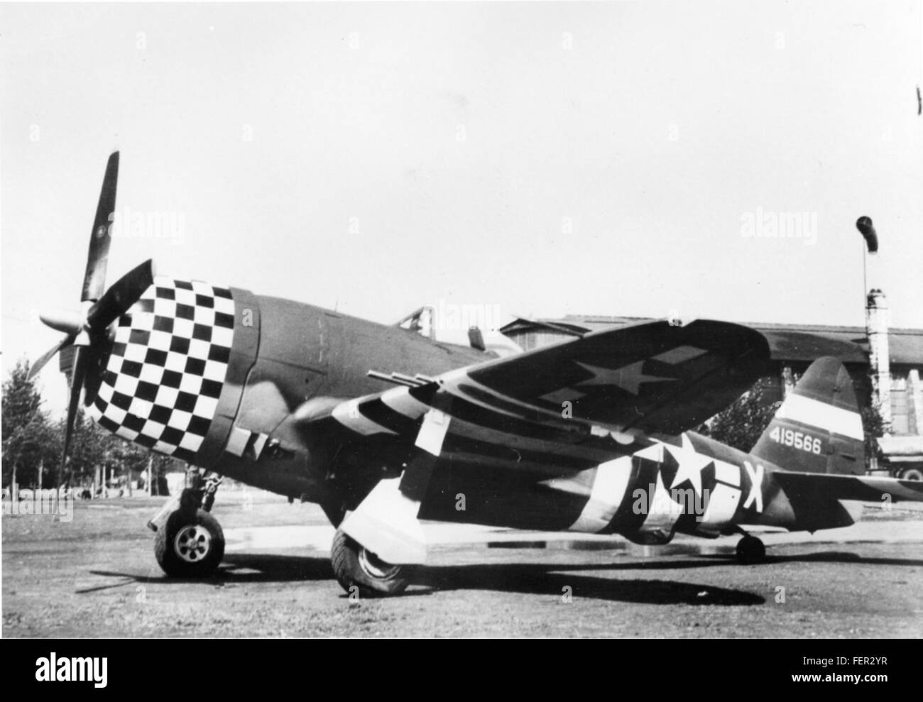 Republic P-47D-28-RE Thunderbolt 'Iron AssNo Guts-No Glory', 44-19566 ...