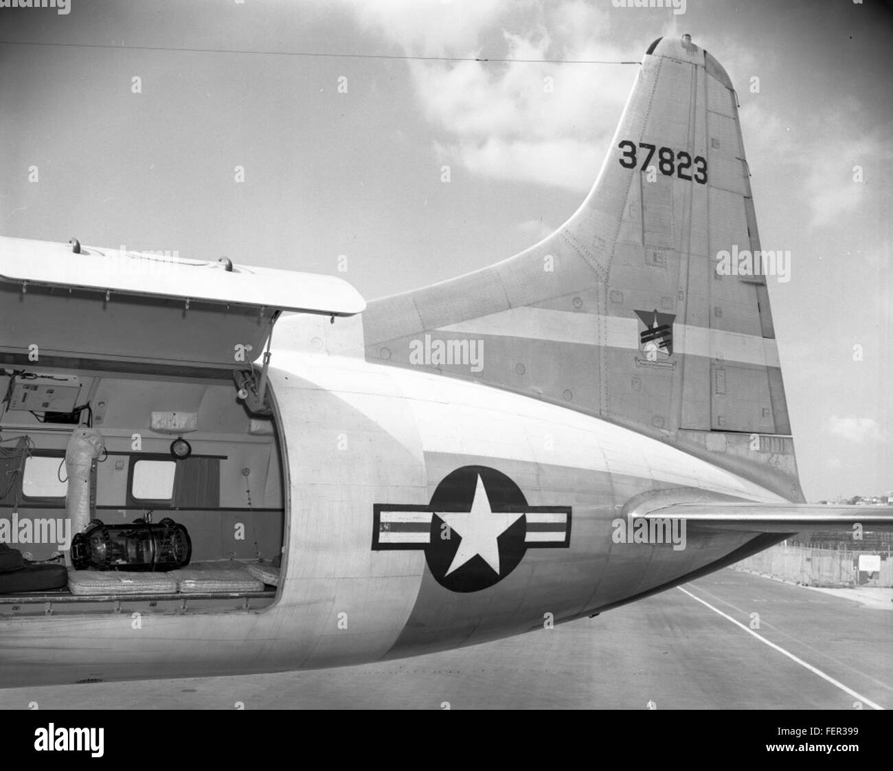 The Convair C-131B Samaritan, serial number 53-7823, photographed in ...