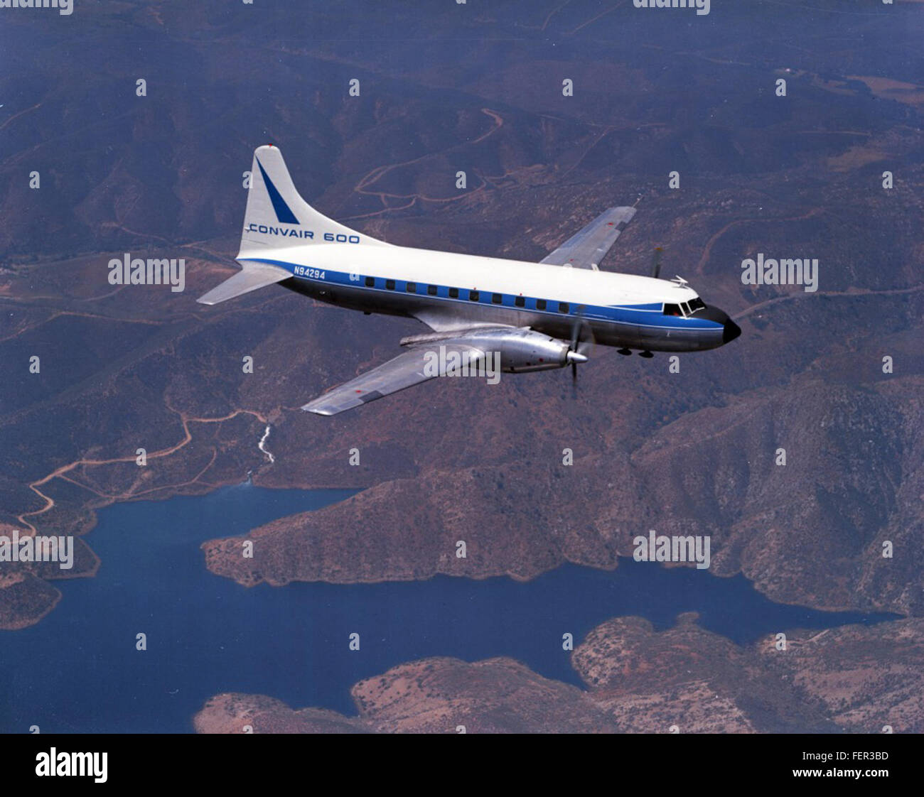 The Convair 600 N94294, registered in June 1965, represents a ...