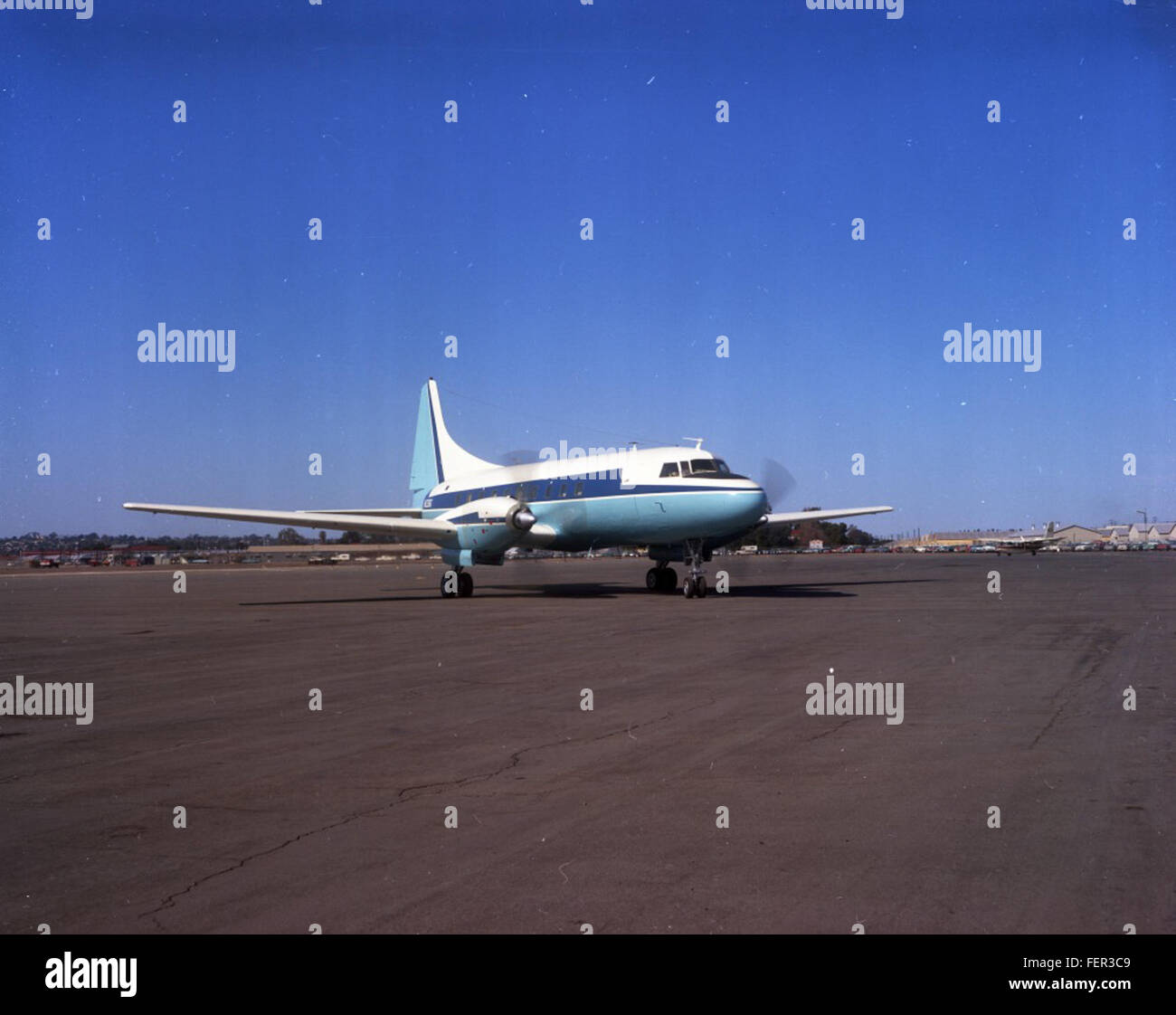 The Convair 600 N331G is shown in this 1967 photo, taken in San Diego ...