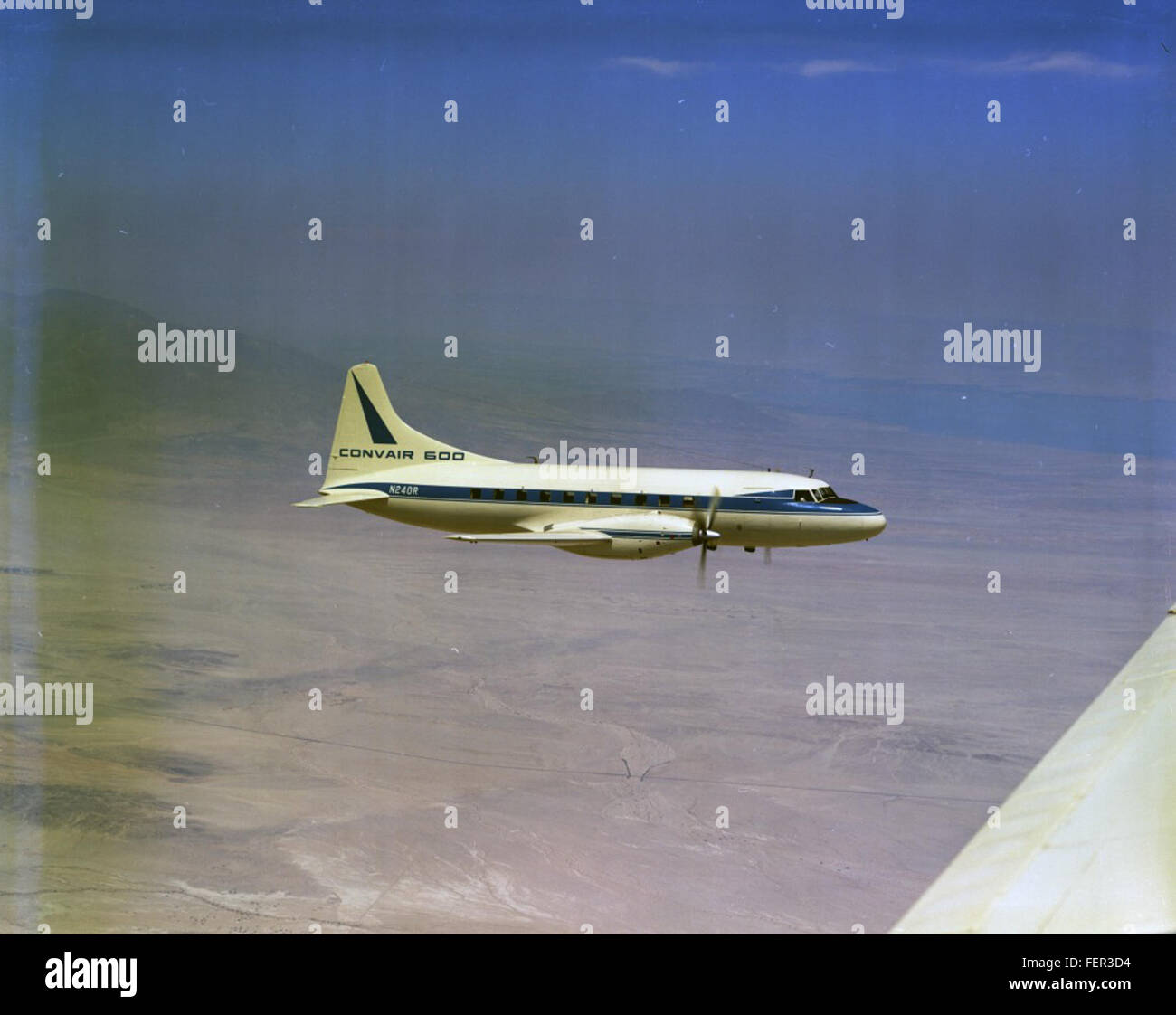 The Convair 600 N240R, photographed on September 8, 1966, offers a ...