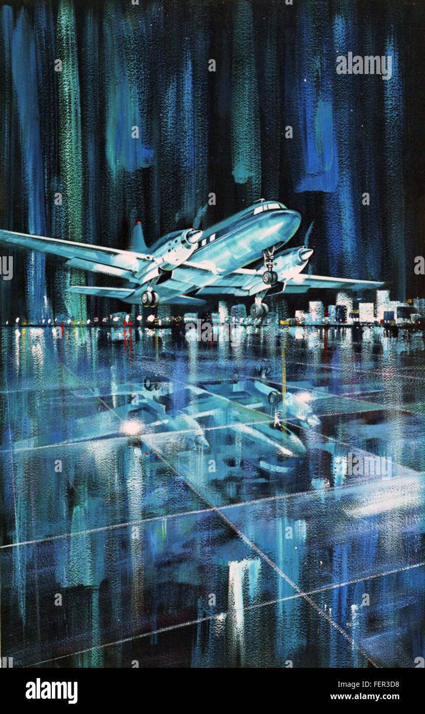 Convair 600 artwork 75489-B Stock Photo - Alamy