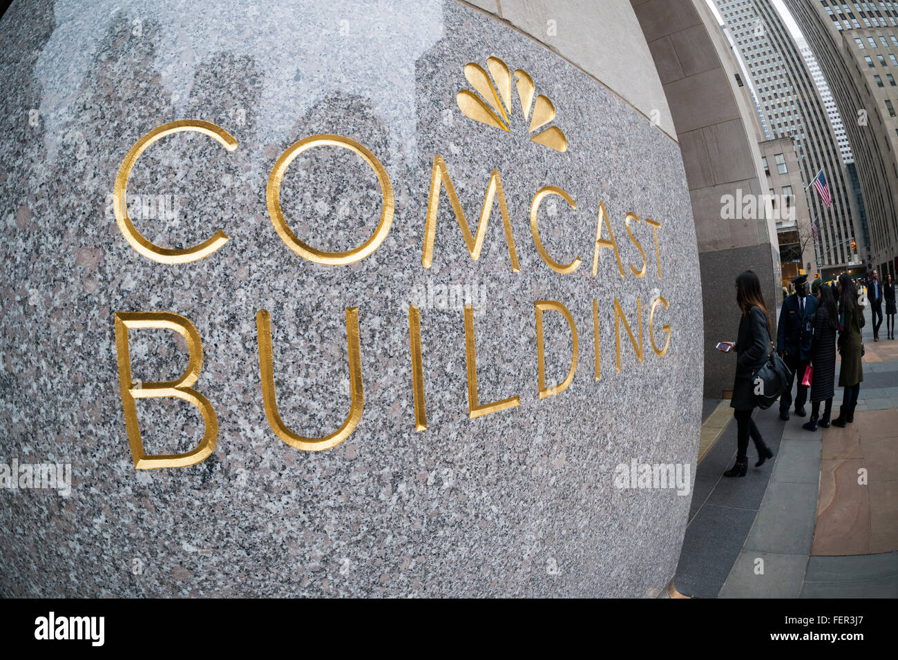 The Comcast building in Rockefeller Center in New York on Thursday ...