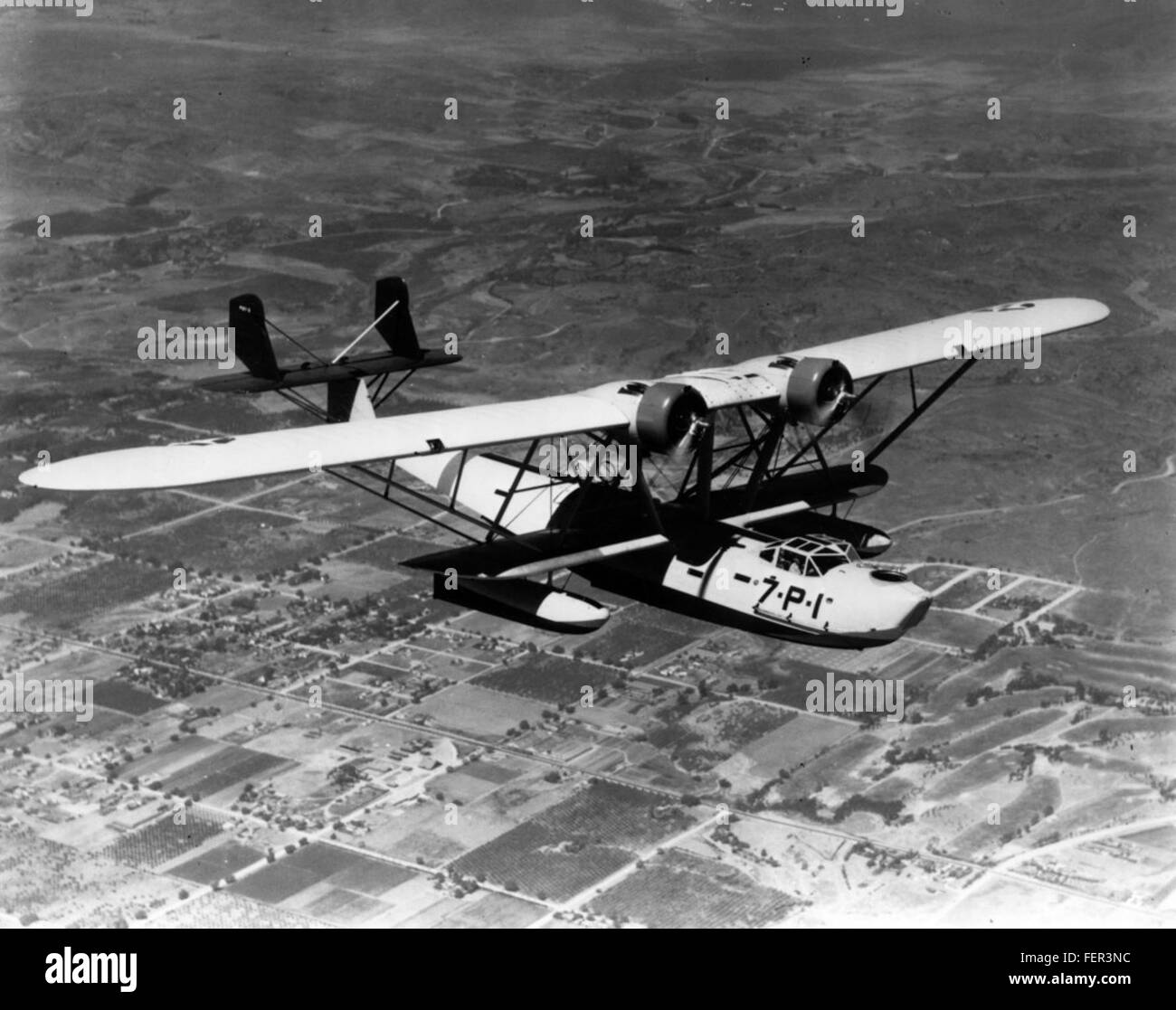 The Consolidated P2Y-3 is a large, twin-engine flying boat used ...