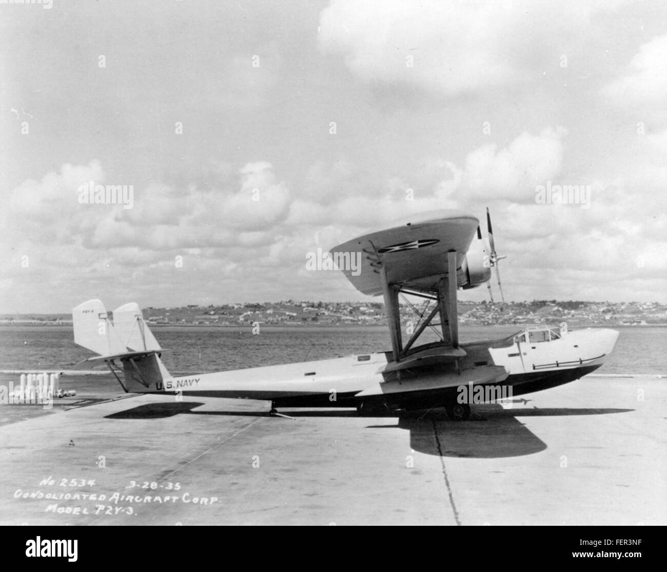 The Consolidated P2Y-3 was a twin-engine flying boat used by the U.S ...