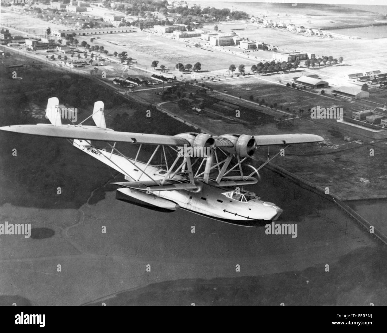 The Consolidated P2Y-2, a twin-engine amphibious aircraft, served ...