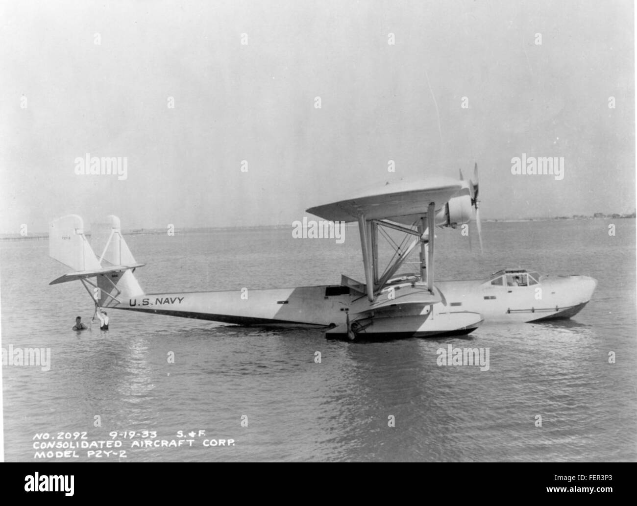 The Consolidated P2Y-2 was a two-engine, amphibious aircraft used by ...