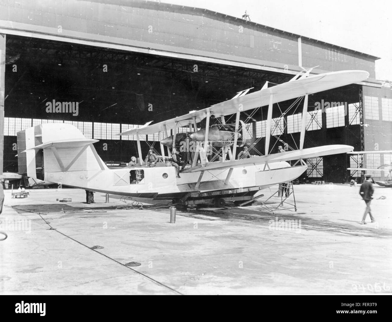 The Naval Aircraft Factory’s second PN-10 seaplane is shown in this ...