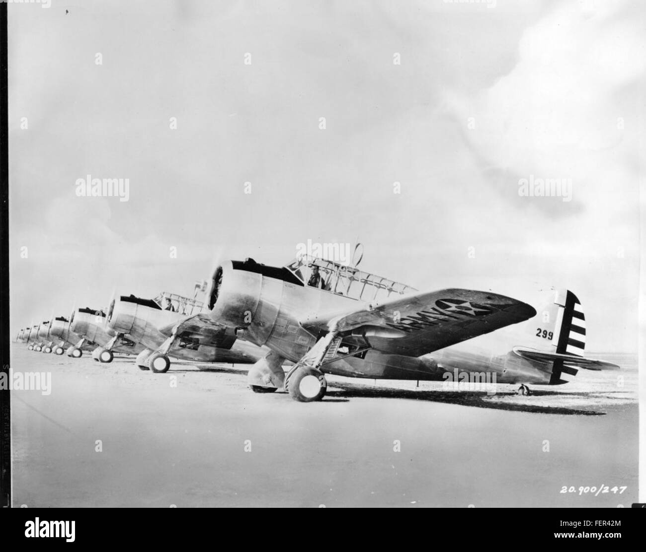 The O-47A, an observation aircraft used by the U.S. Army Air Corps in ...