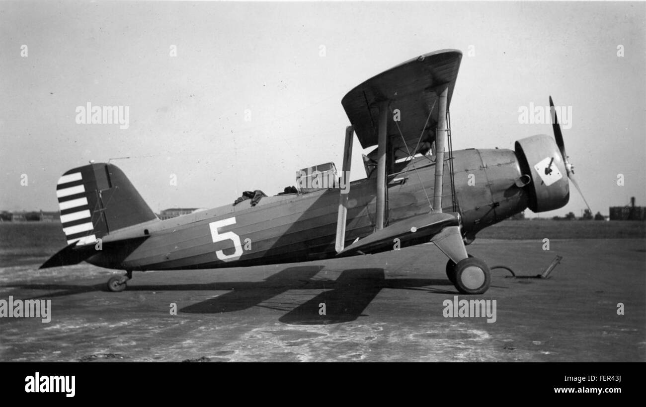 The Douglas O-38E, a variant of the O-38, features a different tail ...