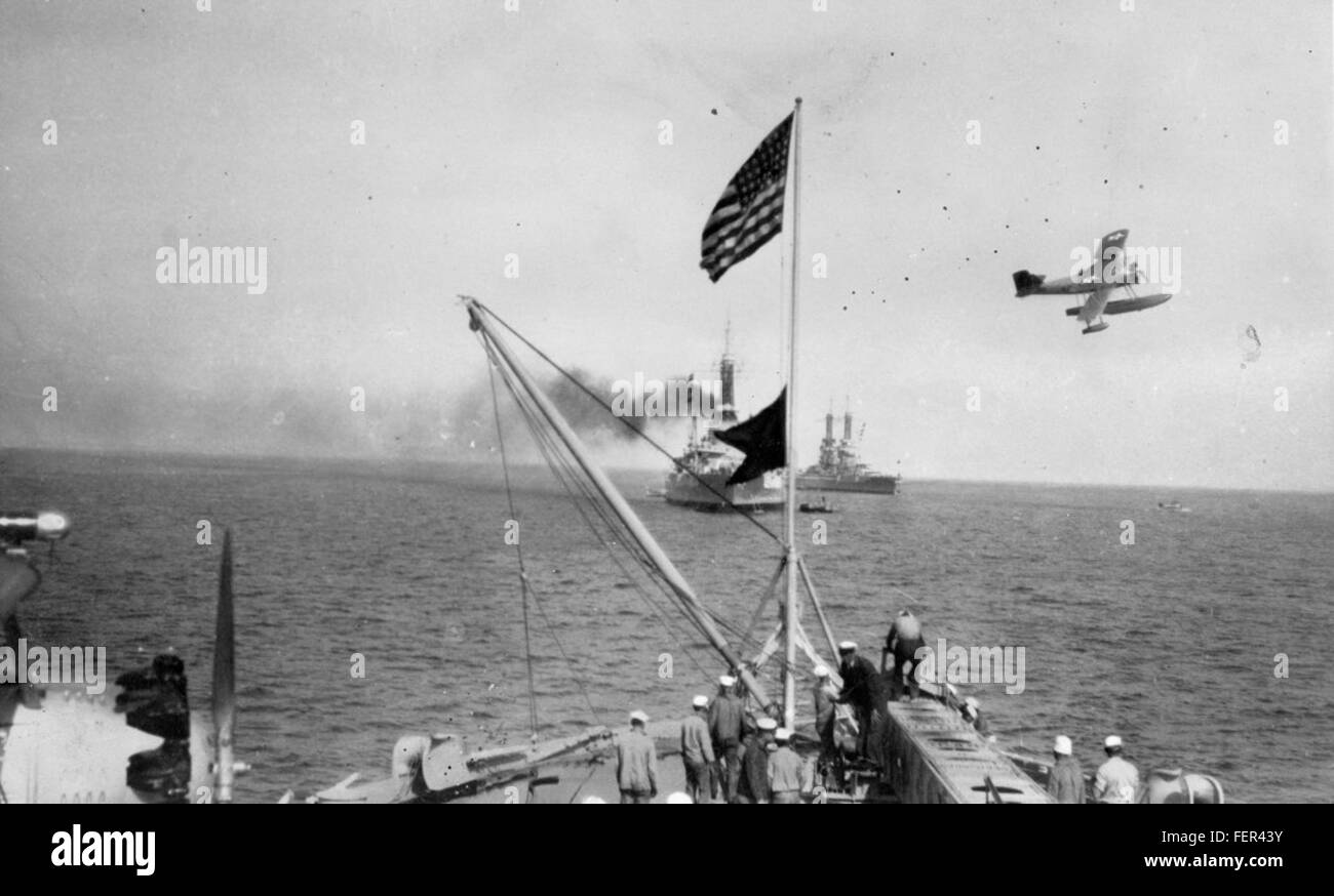 The Vought O2U-2 Corsair, a biplane used by the U.S. Navy during the ...