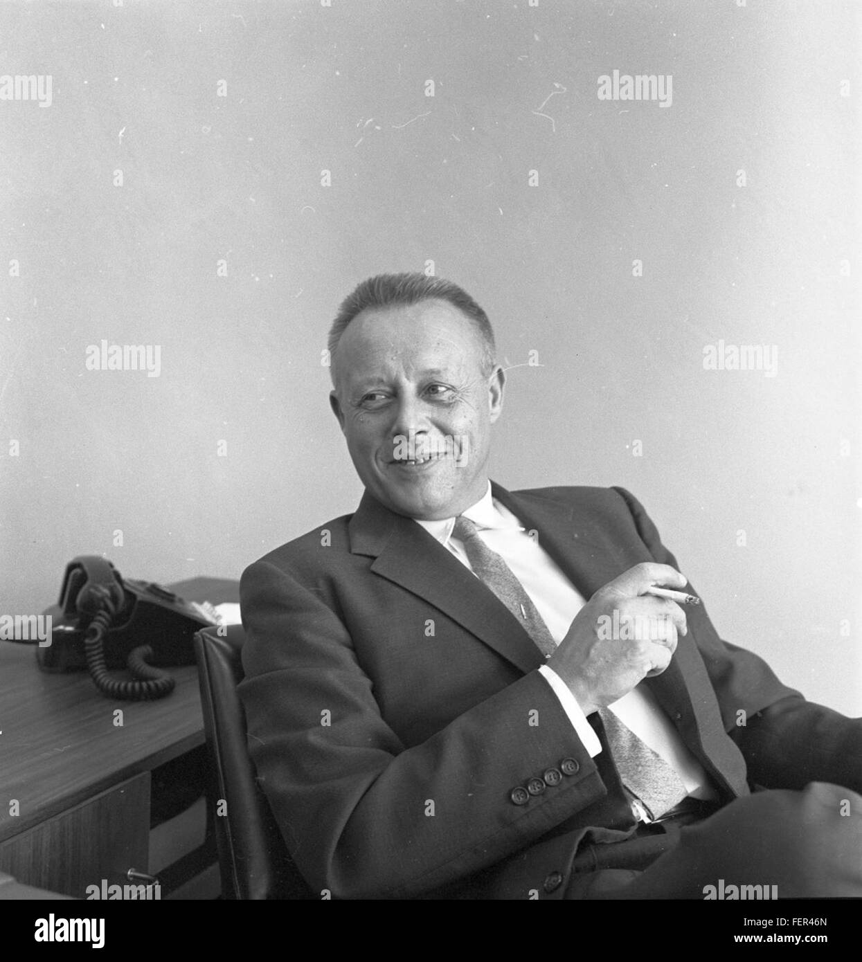 Atlas Personnel Details Karel Bossart; Candid Date 07231959 Stock Photo ...