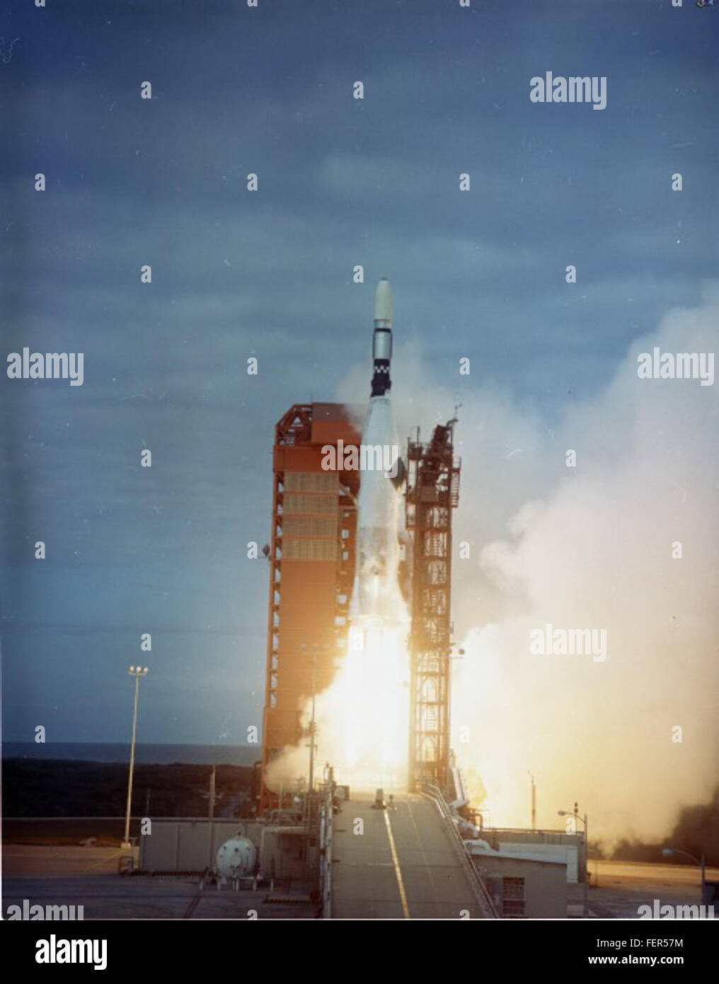 This image from the Atlas Negative Collection shows the progression of ...