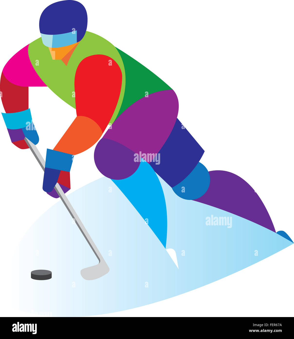 man is hockey forward Stock Photo - Alamy
