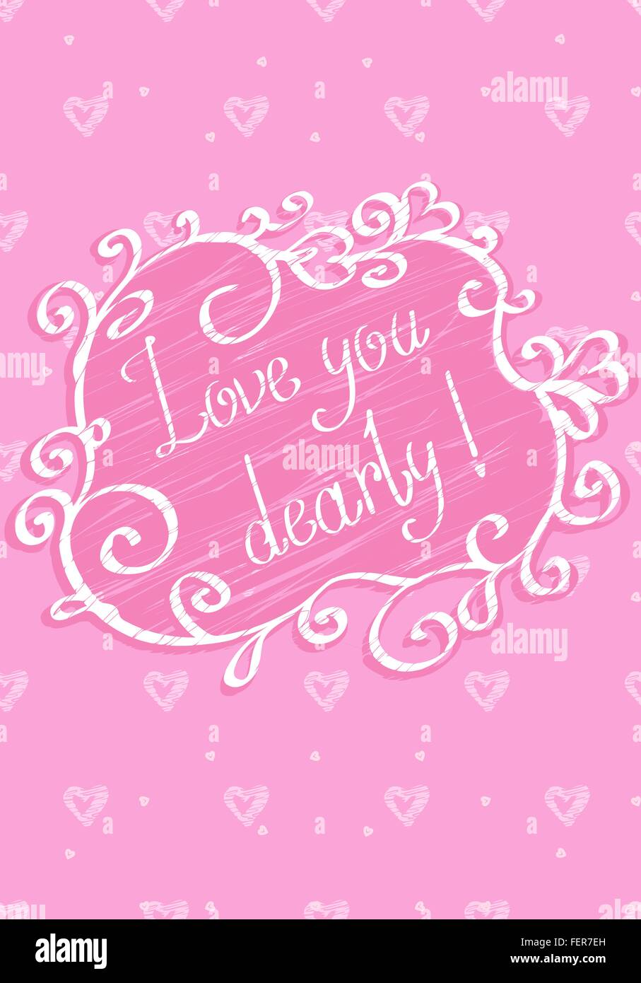 Love red lettering text Stock Vector Images - Alamy