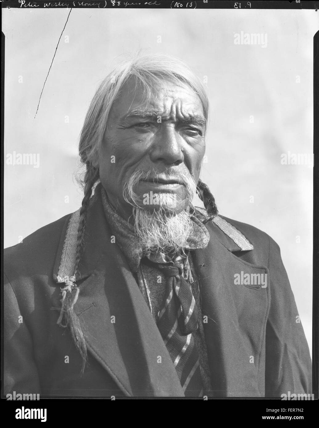 Peter Wesley, a prominent figure from the Nakoda Nation, known for his ...