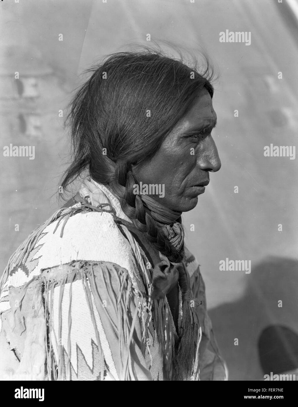 Portrait of a rabbit carrier, likely an individual who transports ...