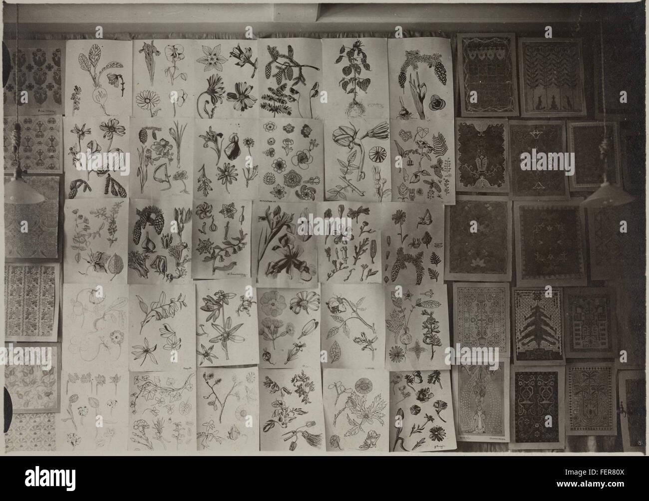 Student work exhibition Stock Photo - Alamy