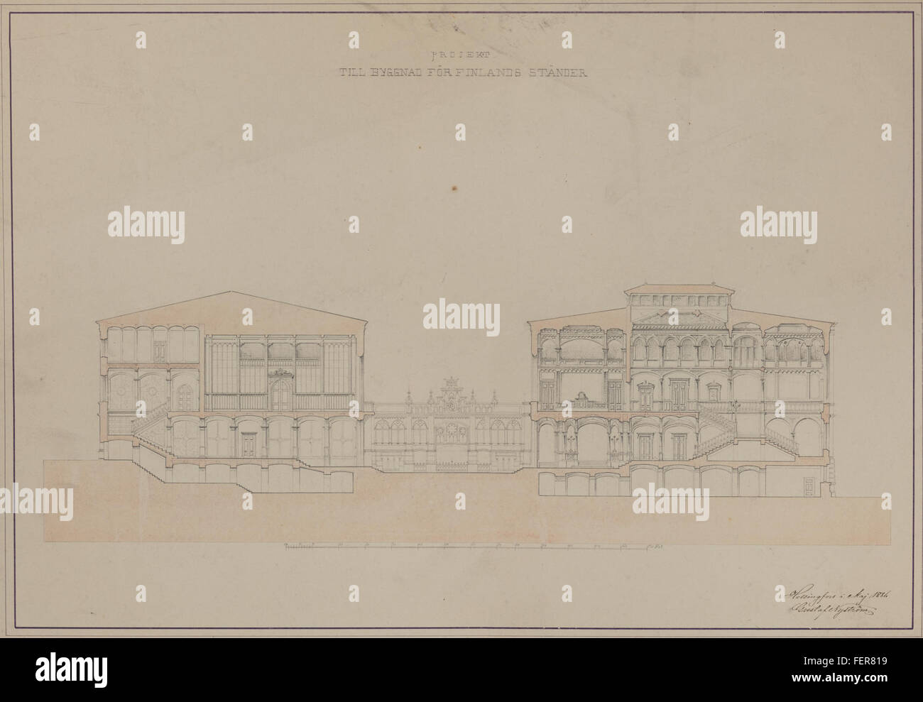 Cross section house illustration hi-res stock photography and images ...