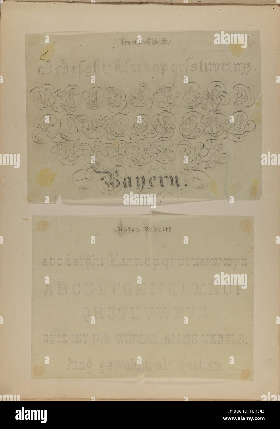 A detailed image of Johann Friedl's sketchbook featuring fracture ...