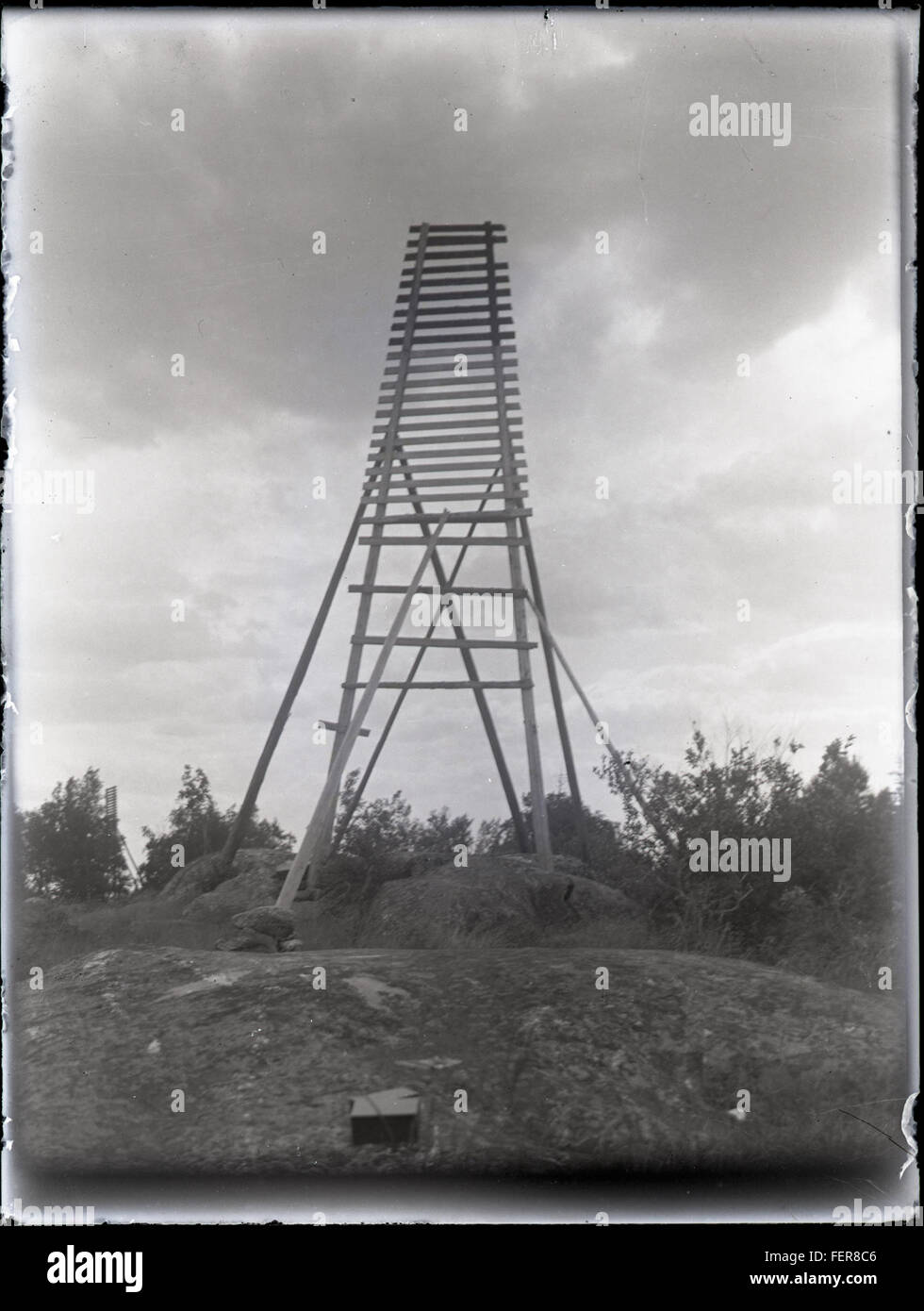A reference to the unknown locations marked on a sea chart from Finland ...