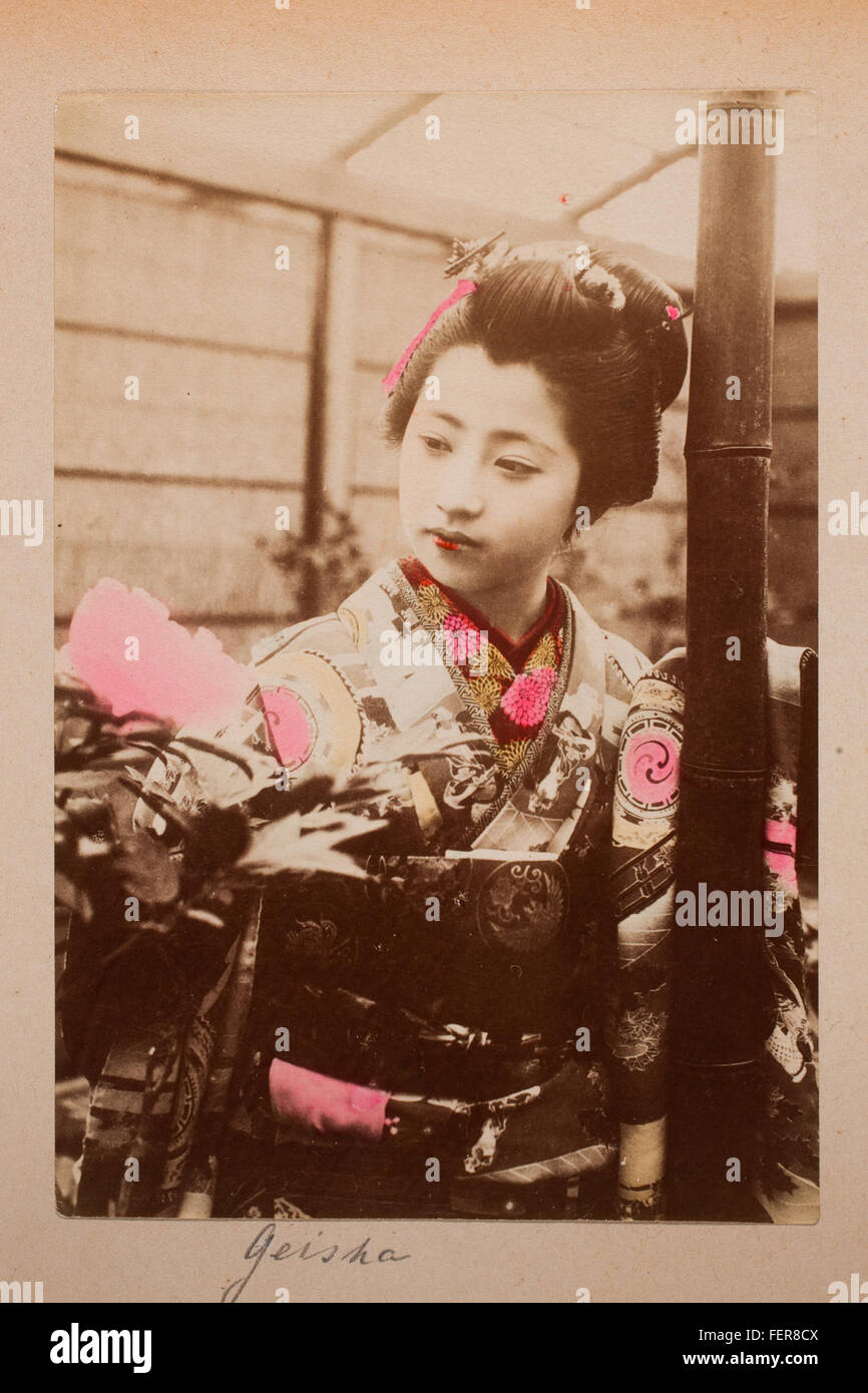 Portrait of a Geisha Portrait of a Geisha Stock Photo - Alamy