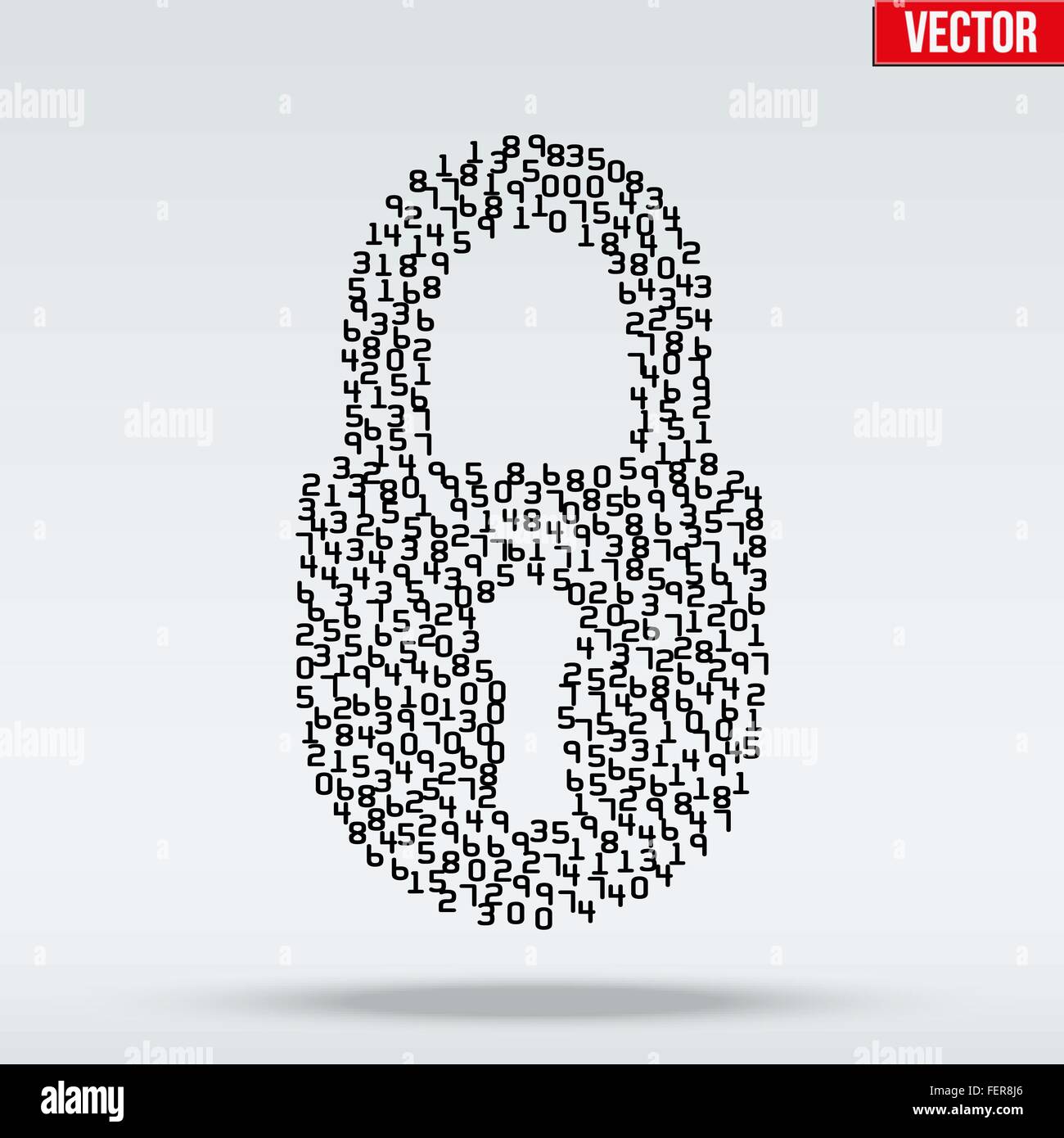 System hacked background digital Stock Vector Images - Alamy