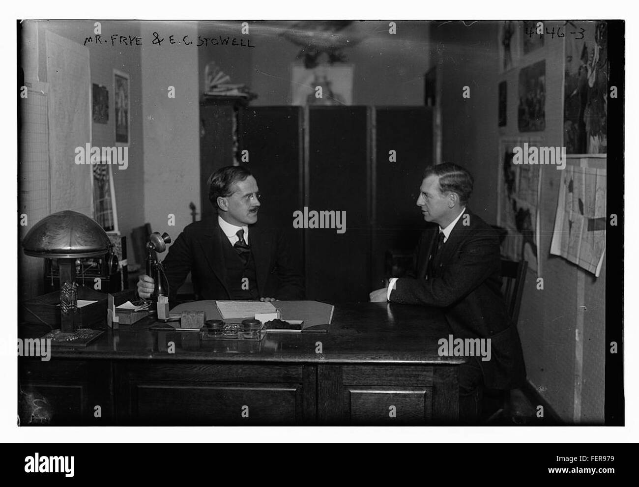 Mr. Frye and EC Stowell were figures likely involved in a specific ...