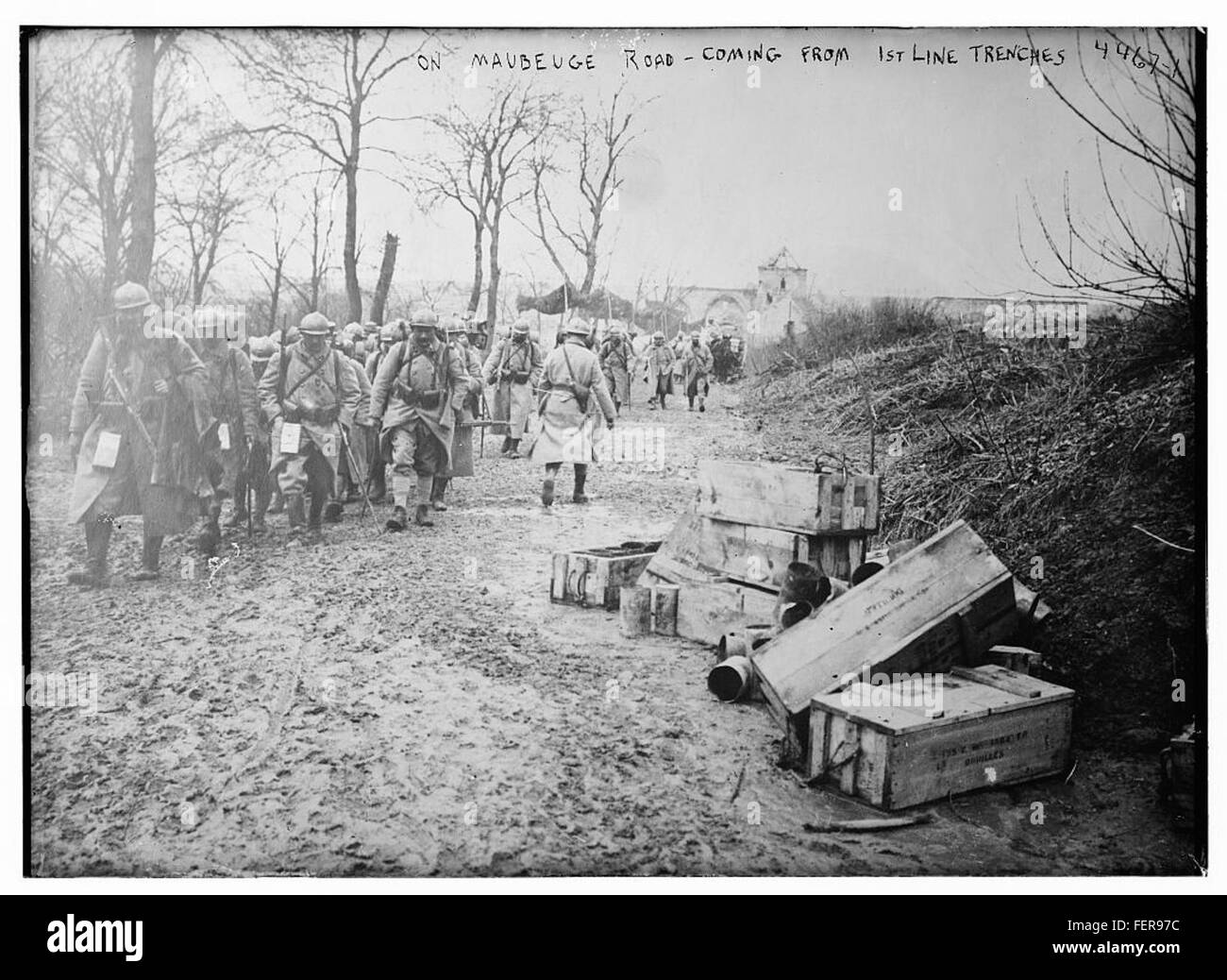 World war i first line trenches hi-res stock photography and images - Alamy