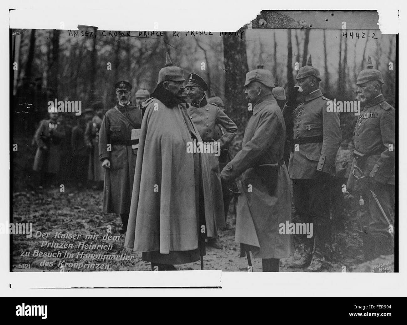 Crown prince william of germany Black and White Stock Photos & Images ...