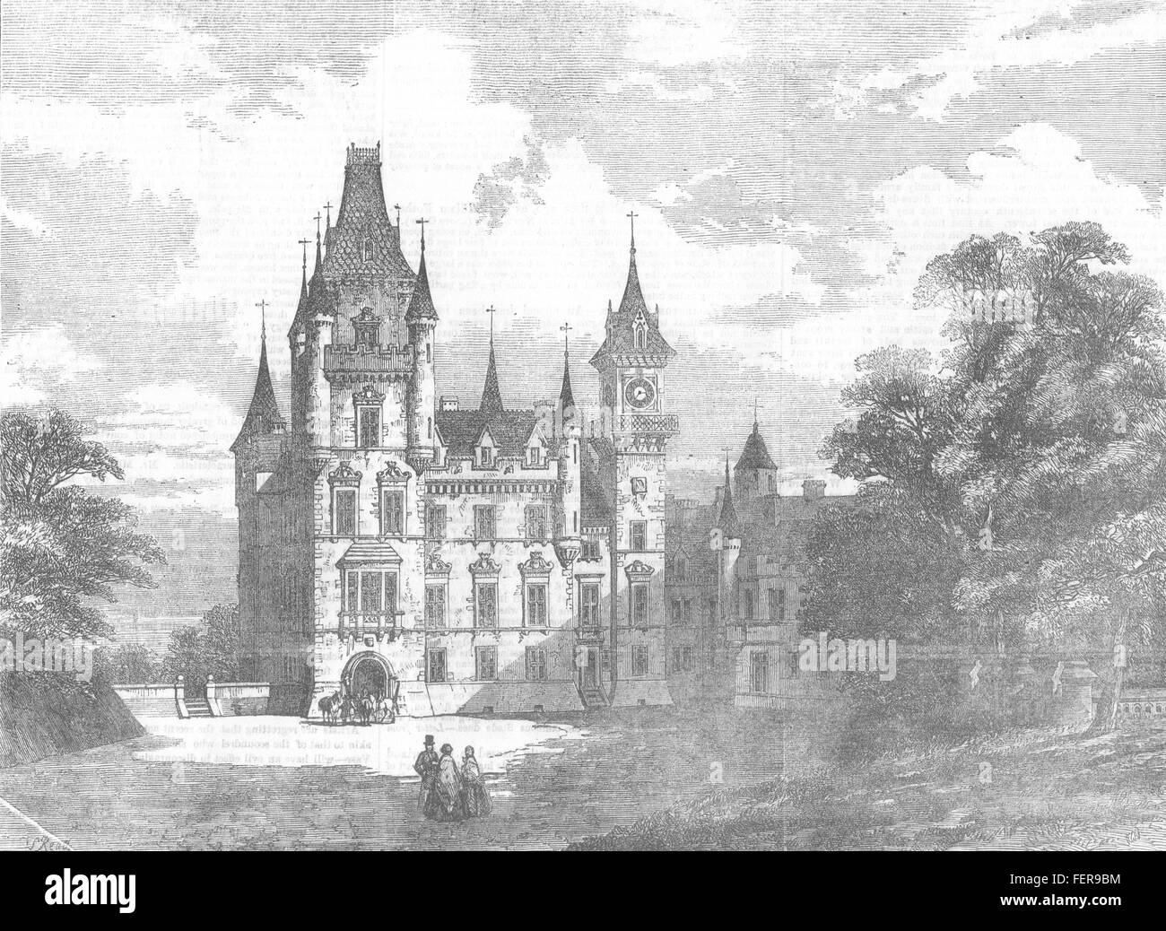 Dunrobin castle Black and White Stock Photos & Images - Alamy