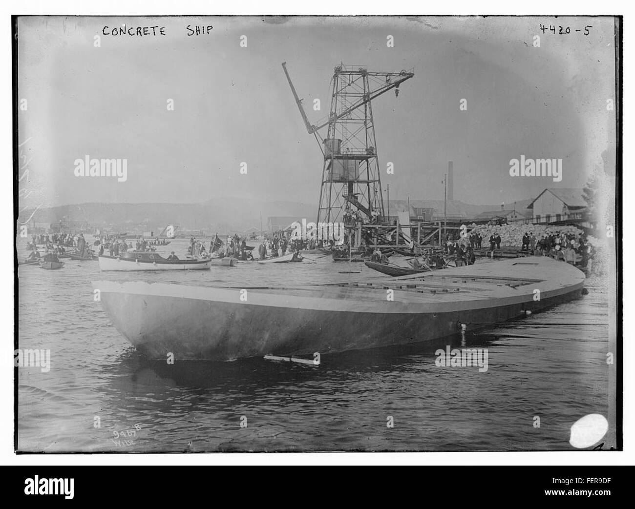 The concrete ship, a unique engineering feat, was designed to serve as ...