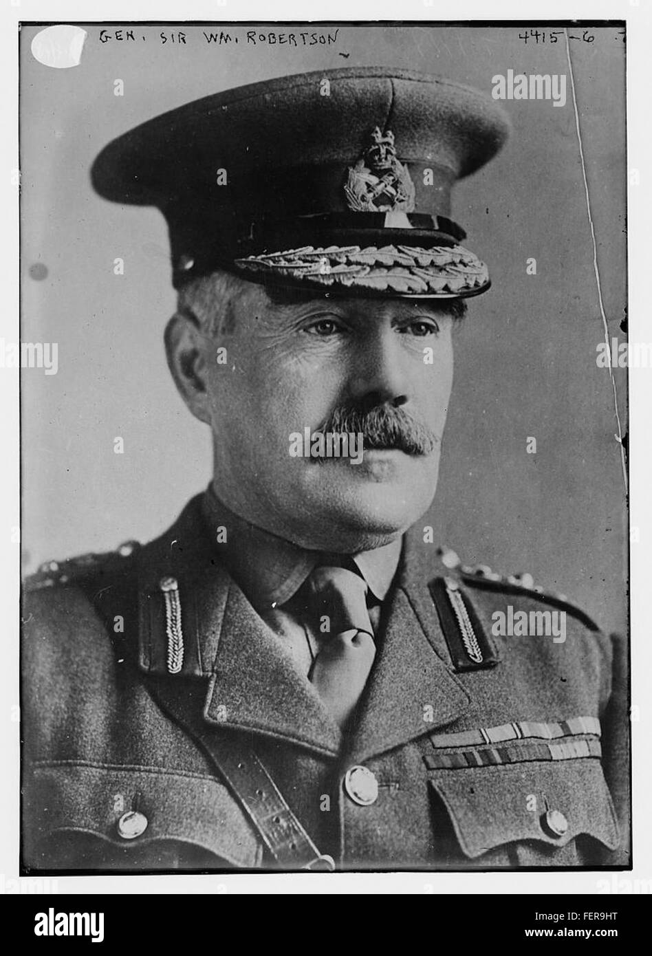 General Sir William Robertson, a senior British Army officer, served ...