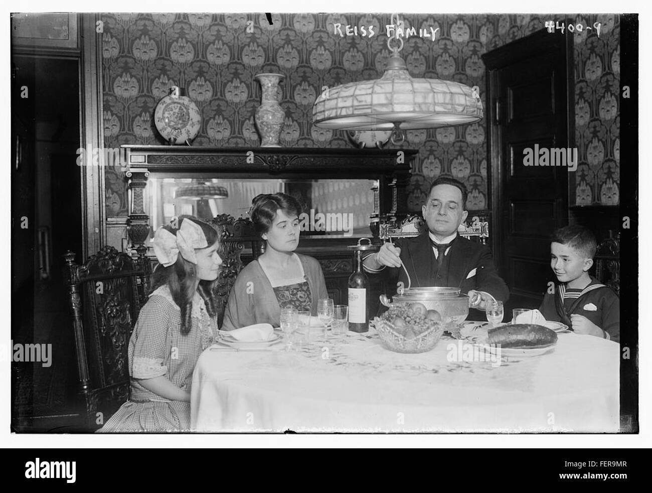 A photograph of the Reiss family, capturing a moment of their family ...