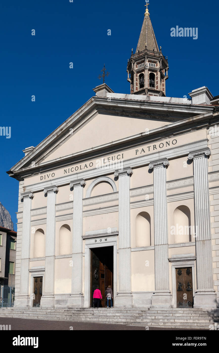 Basilica of San Nicolo in Lecco Stock Photo - Alamy