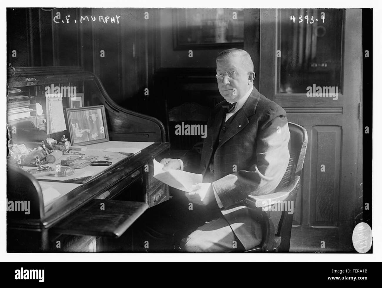 A historical photograph of CF Murphy, an important figure in the field ...