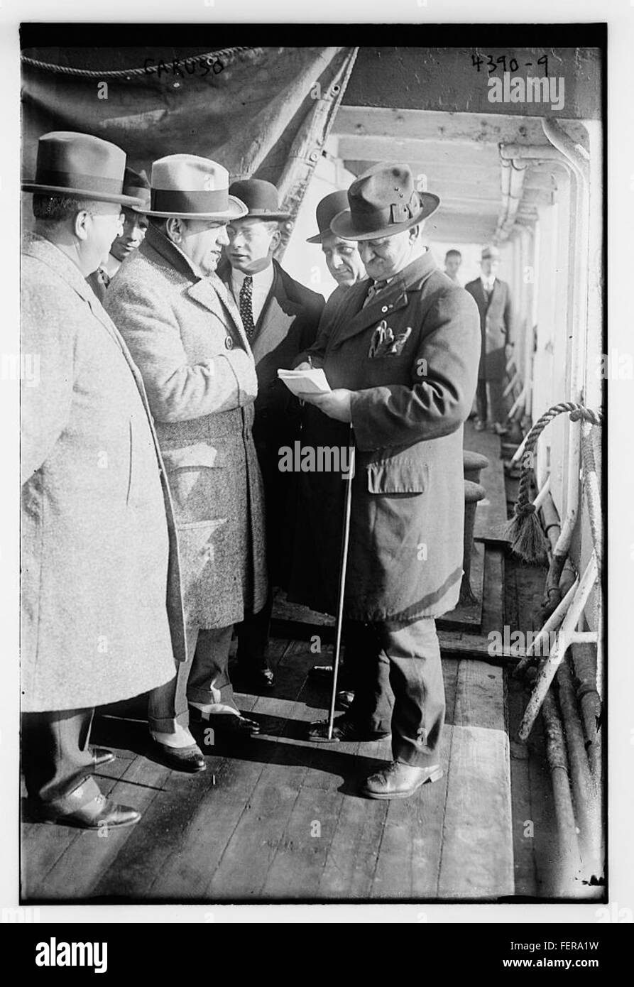 Enrico Caruso, an Italian tenor, was one of the most celebrated opera ...