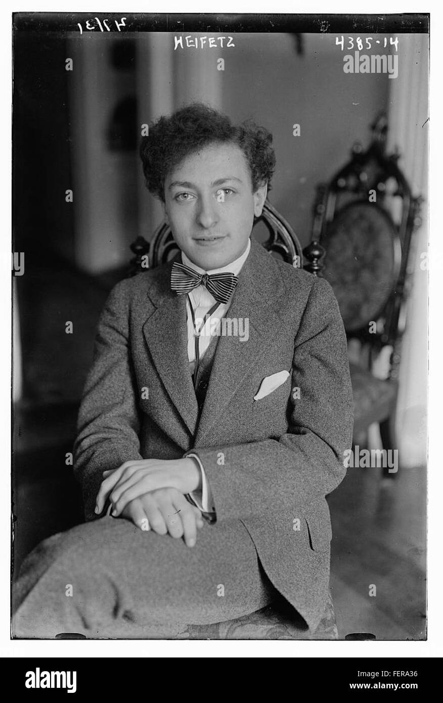 Jascha Heifetz, one of the most renowned violinists of the 20th century ...