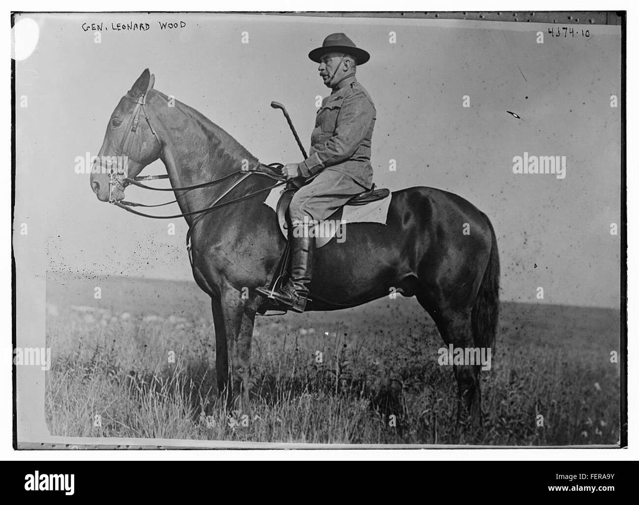 General Leonard Wood, a prominent U.S. Army officer and physician, who ...