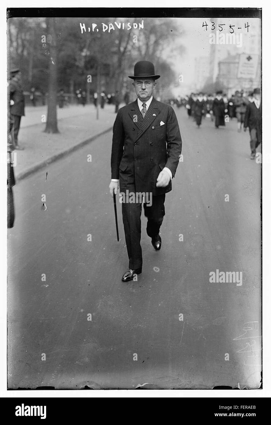 A historical reference to H.P. Davison, a notable American businessman ...