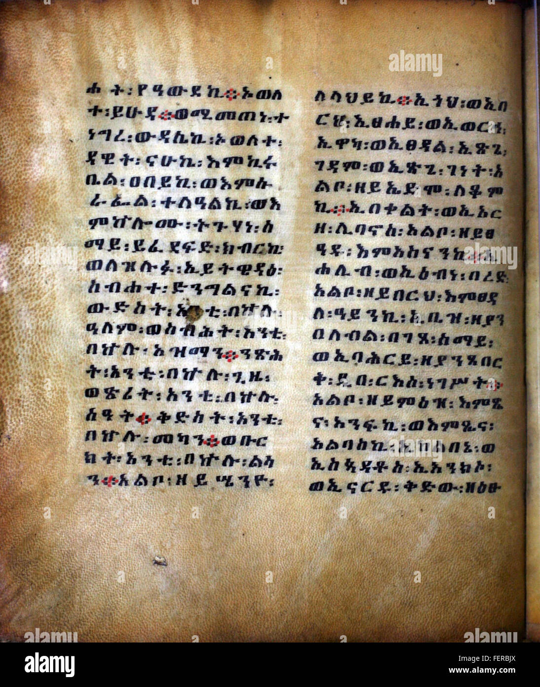 Page 228 of the Ethiopian Prayer Book, an ancient religious text that ...