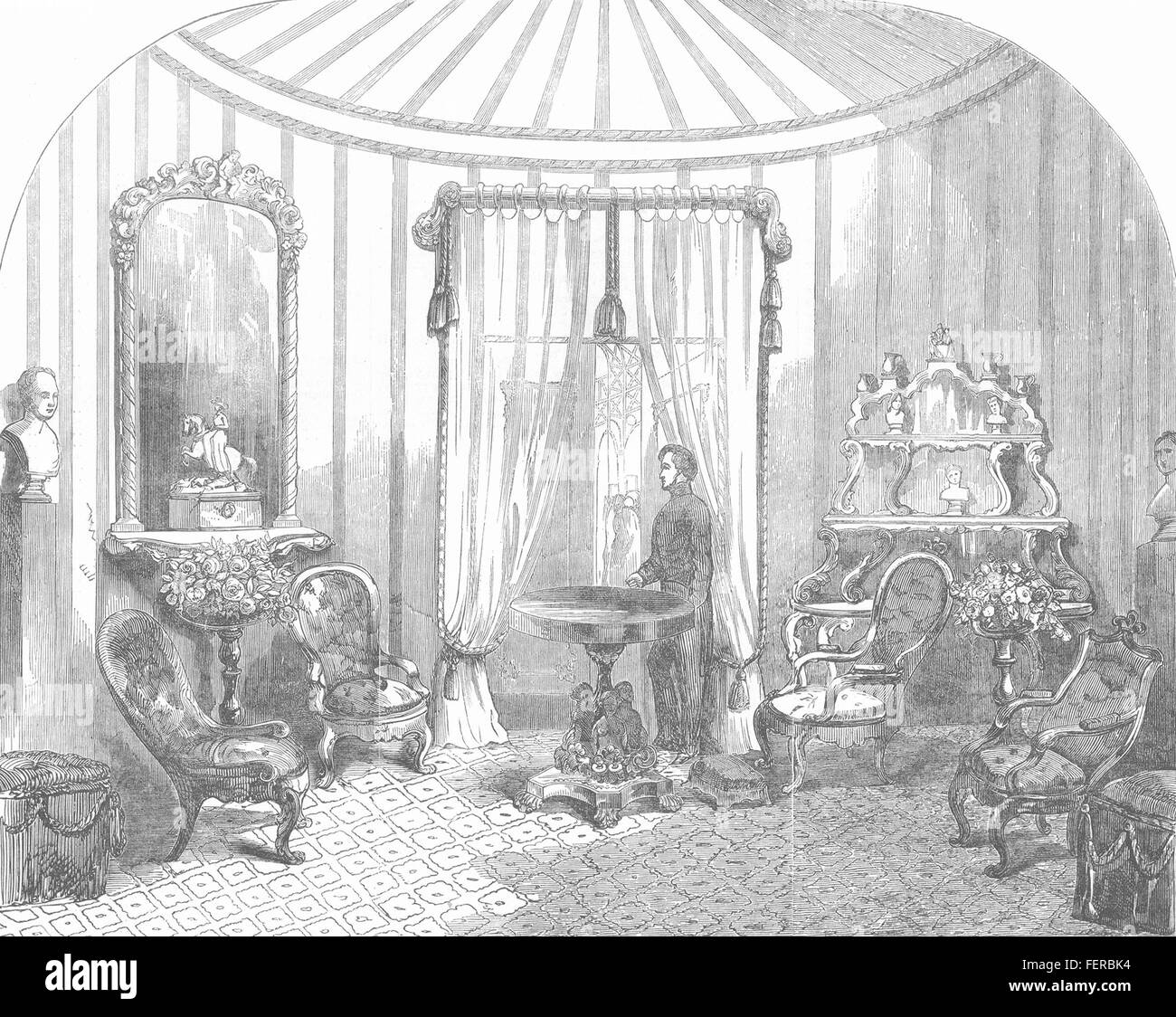 IRELAND Queen's visit to the Dublin Exhibition 1853. Illustrated London ...